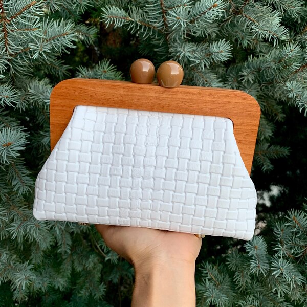 Leather Frame Purse - Etsy