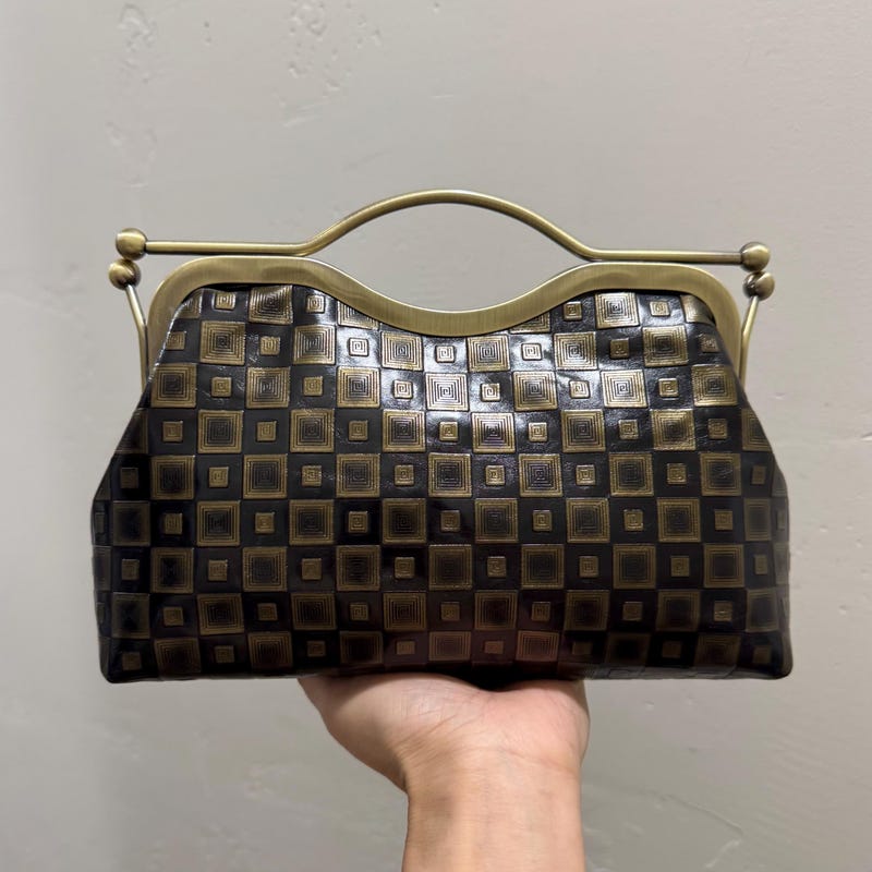 Kiss Lock Shoulder Bag Pattern - Etsy