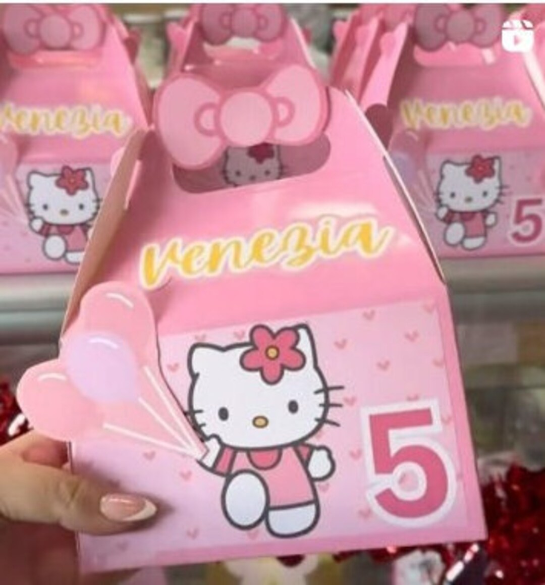 Hello Kitty Theme Treat Box - Etsy