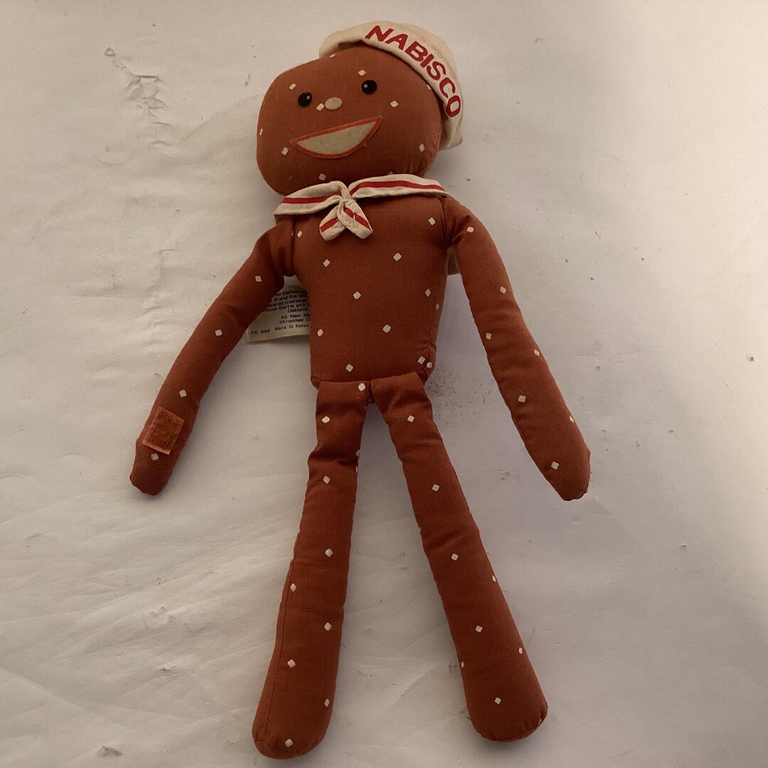 Vintage Mister Salty Brown Pretzel Man NABISCO Plush Character - Etsy