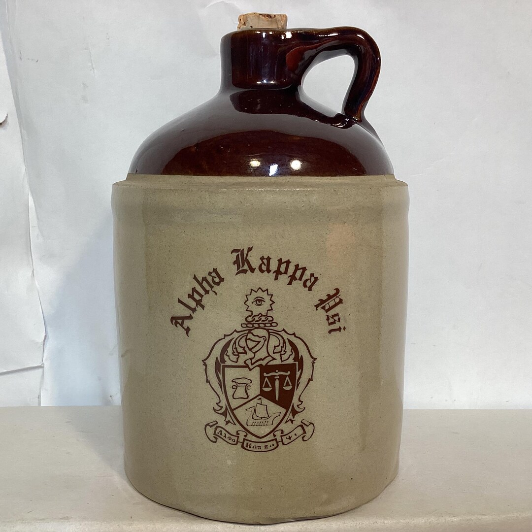 Vintage Alpha Kappa Psi Stoneware Jug Fraternity Decor Made in USA - Etsy