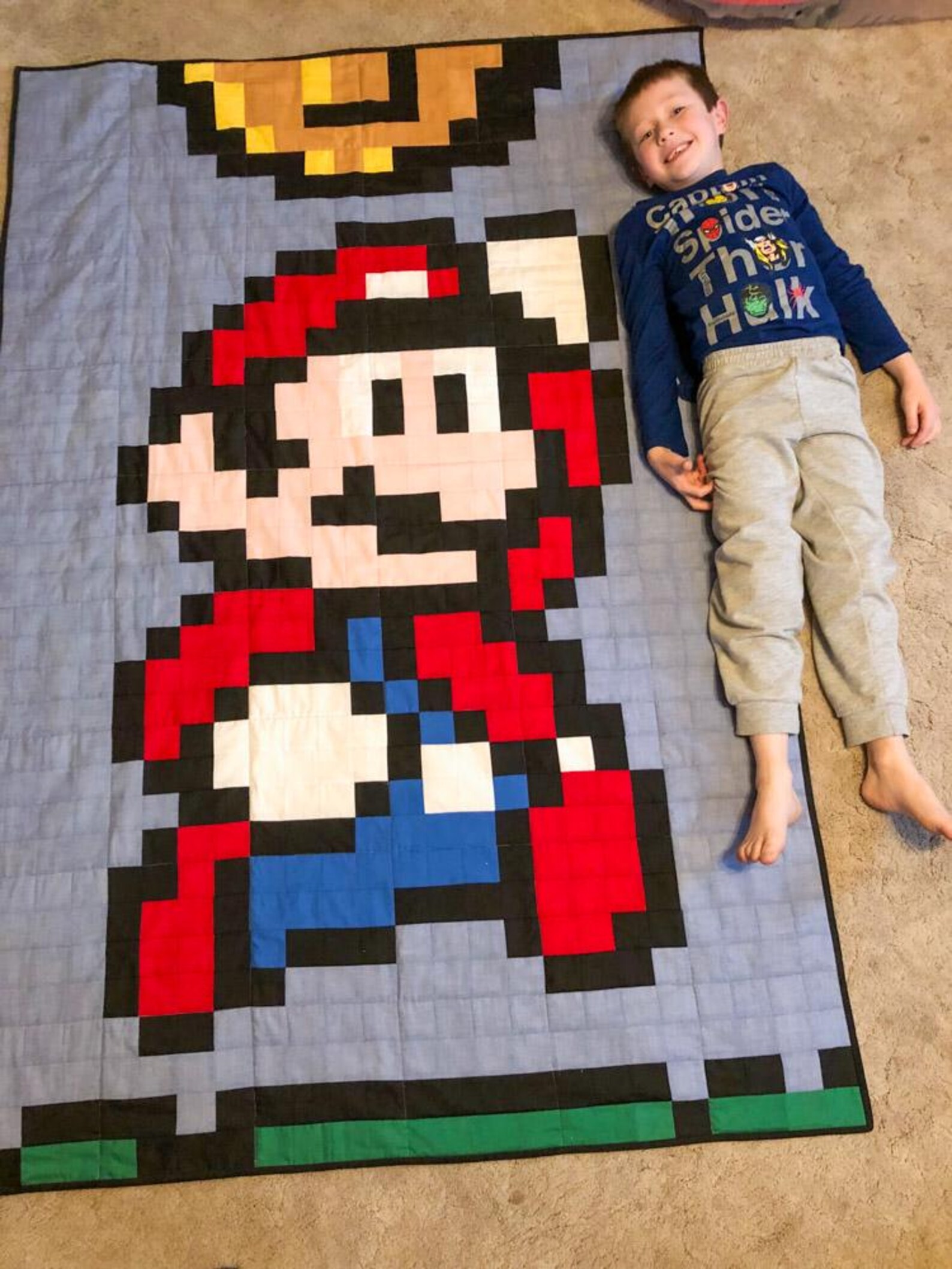 Mario Quilt Pattern - Etsy