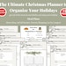 Christmas Planner Printable, Instant Download, PDF, Digital Print ...