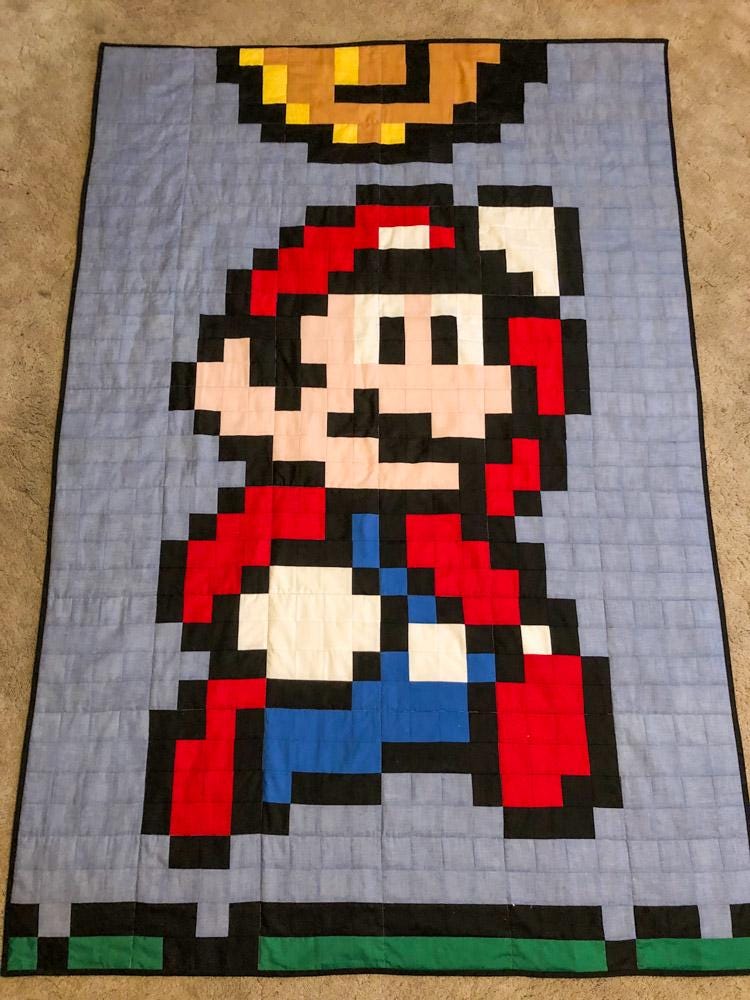 Mario Quilt Pattern - Etsy