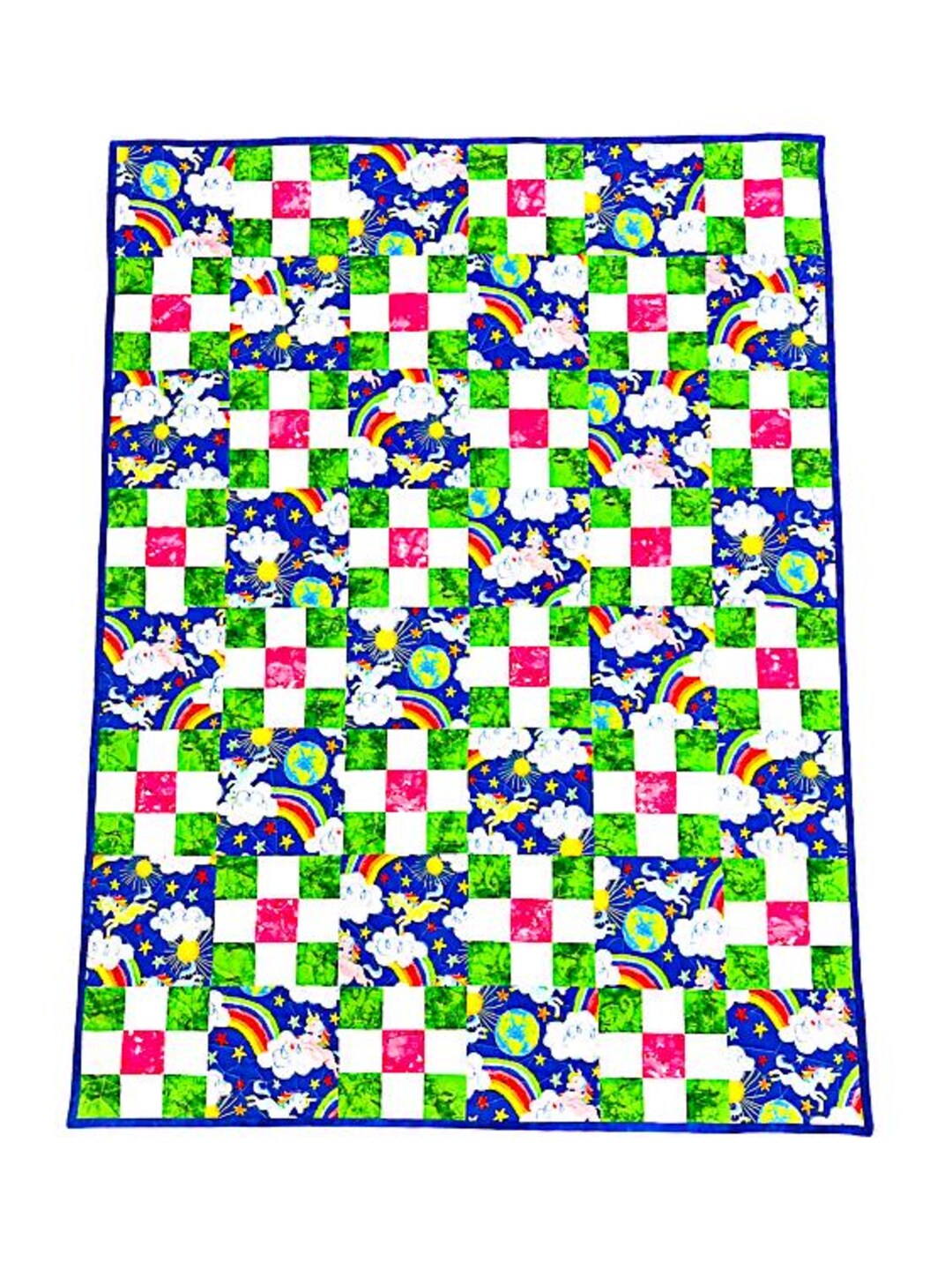 Nine Patch Baby Quilt Pattern - Etsy