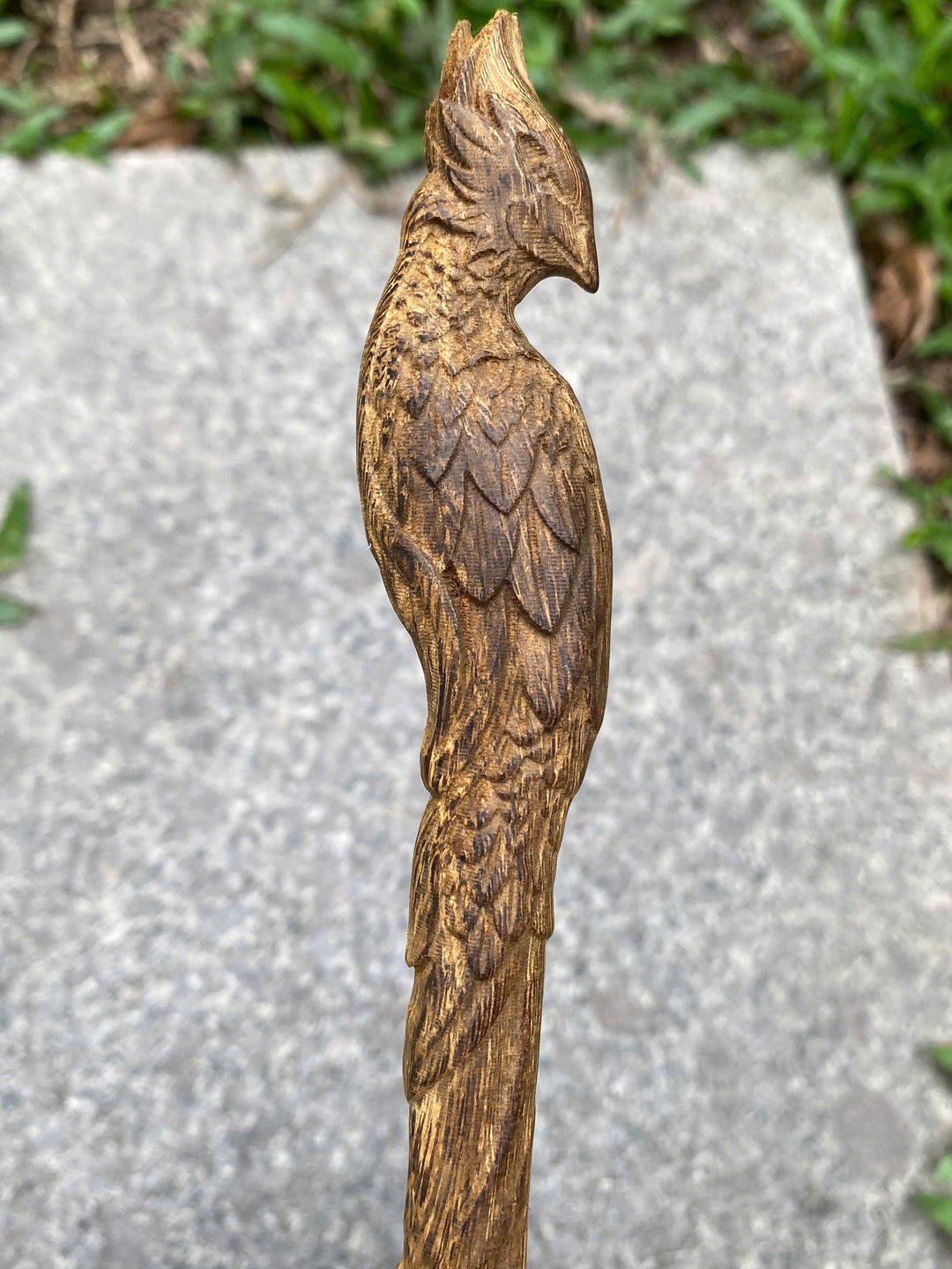 Unfinished Phoenix Magic Wand – Hand-carved Wooden Wand for Painting ...