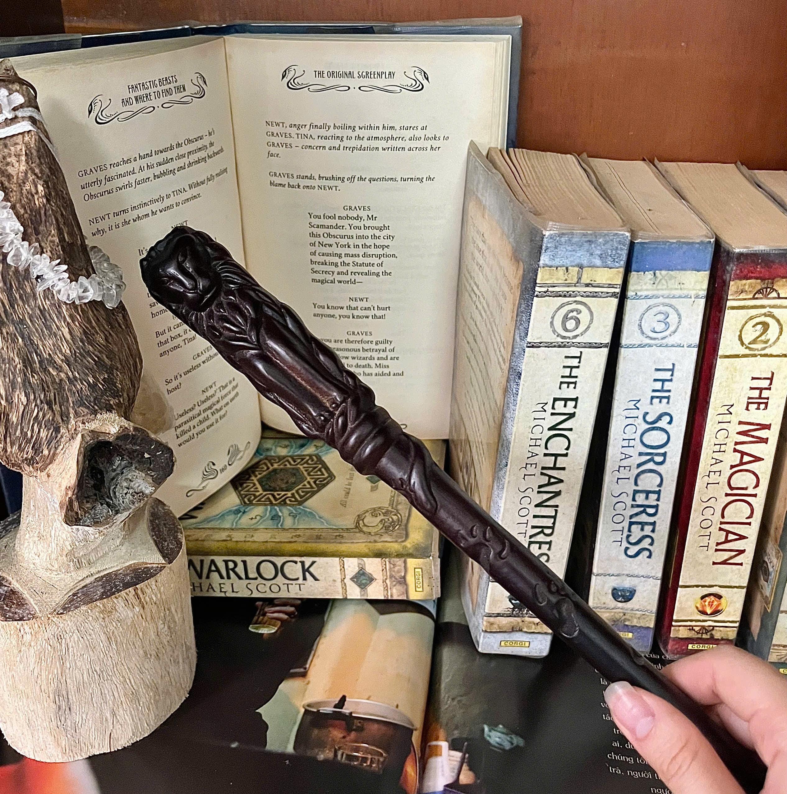 Personalized Wooden Magic Wand – Custom Name Engraved | Hand-carved ...
