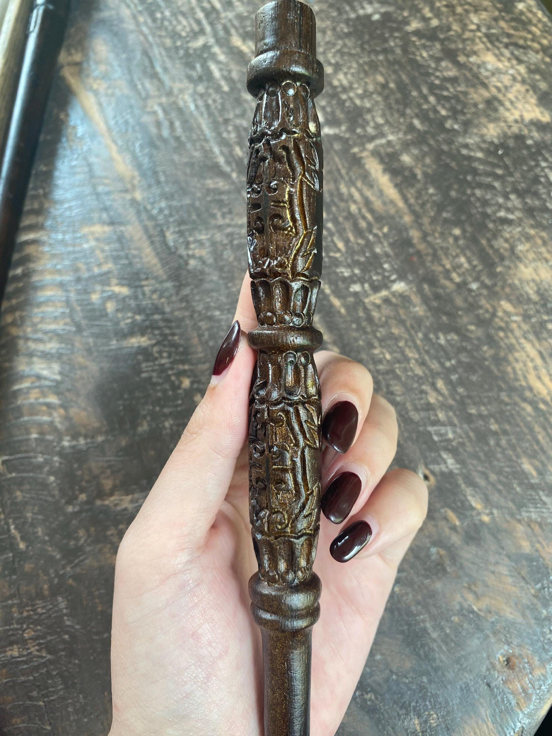 Severus Snape Magic Wand Handmade | Wooden Wizard Wand Collectible ...