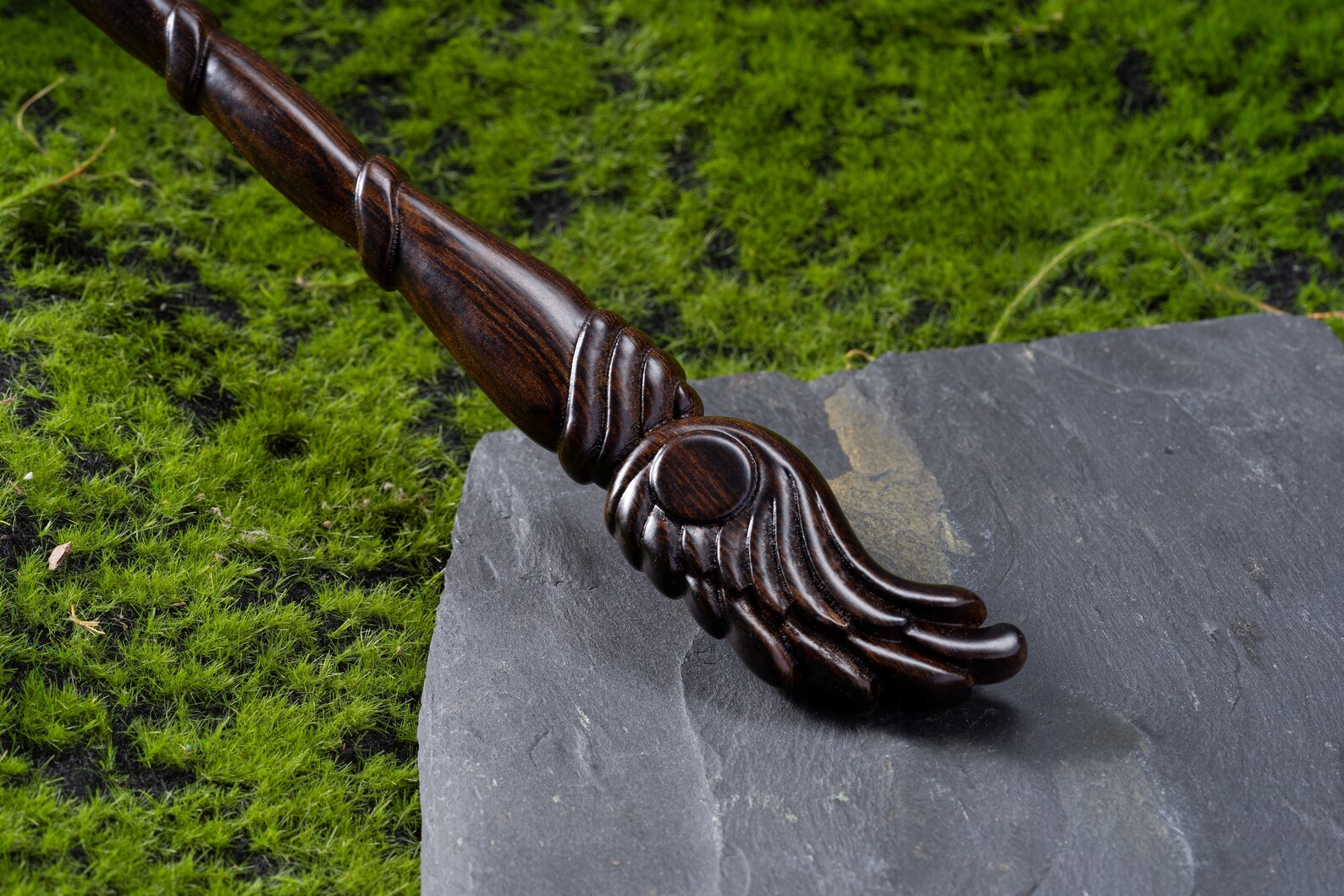 Guardian Angel Wand Wands Wood Handcarved Wands Wooden - Etsy