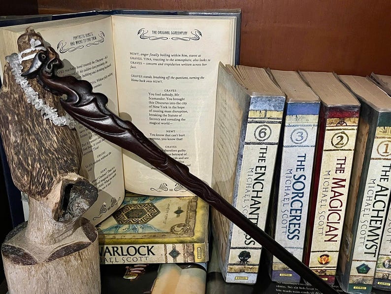 Personalized Wooden Magic Wand – Custom Name Engraved | Hand-carved ...