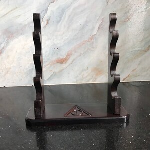 Handcrafted Wooden Magic Wands Stand - Wizard Wand Holder 4 Tiered: the ...