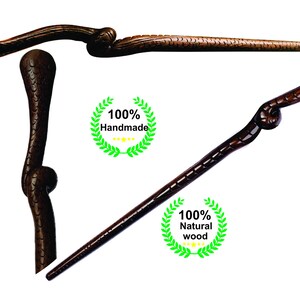 Snake Wooden Wands, Hand-carved Wands, Handcrafted Snake Wand, the Best ...
