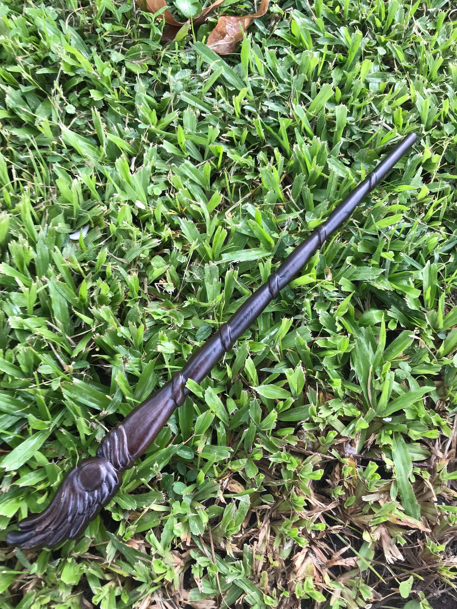 Handcrafted Wooden Magic Wand Set: Moon & Sun Angel Wands - Etsy