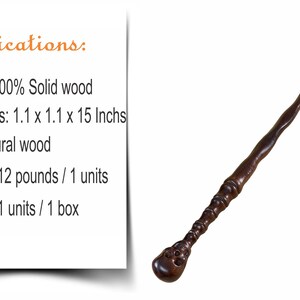 Death Eater Skull Wand Wooden Skull Wand, Wand Wood, Suitable for ...