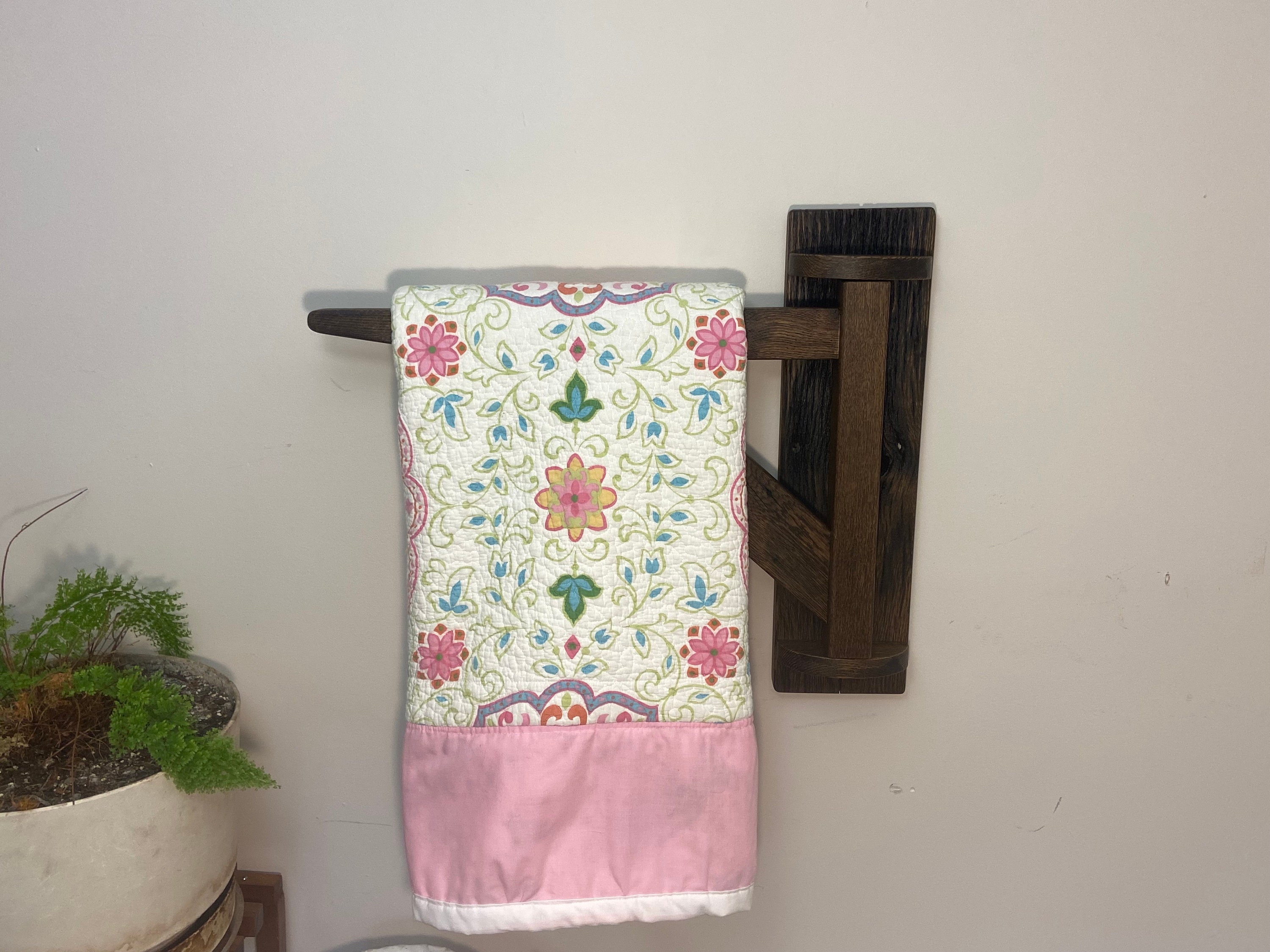 Reclaimed Oak Blanket Crane - Etsy