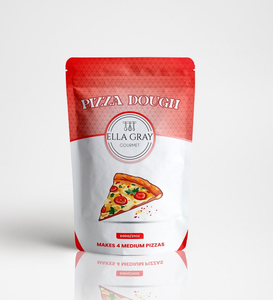 Ella Gray Gourmet Original Pizza Dough Mix - Makes 4 Medium Pizzas ...