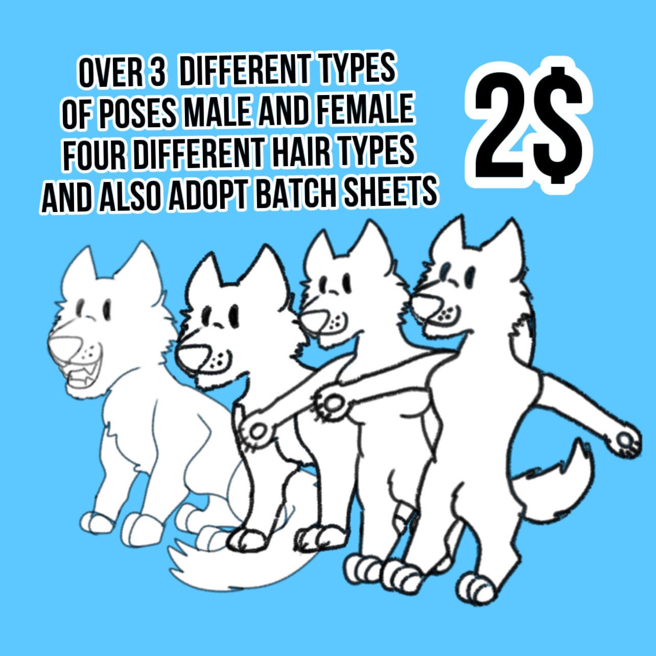Over Three Different Types of Poses Male and Female Line Art With ...