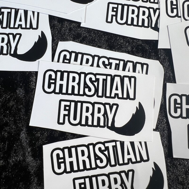 Furry Sticker - Etsy