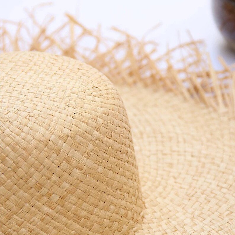 Raffia Straw Hat - Etsy