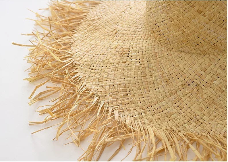 Raffia Straw Hat - Etsy