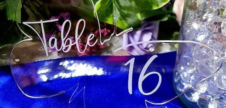 Butterfly Shape Table Numbers Table Decor Acrylic Wedding - Etsy