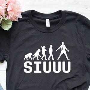 SIUUU Cristiano Ronaldo Shirt CR7 Shirt Celebration Shirt - Etsy