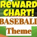Weekly Reward Chart!! Baseball Theme! Motivate Kids With Chores and ...