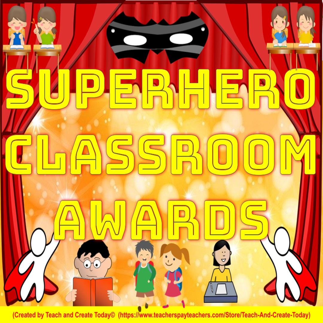 Classroom Awards for Students: 40 Superhero Themed Printable - Etsy