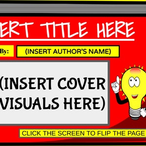 Children's Book Classroom Project Template for Any Subject! Great for ...