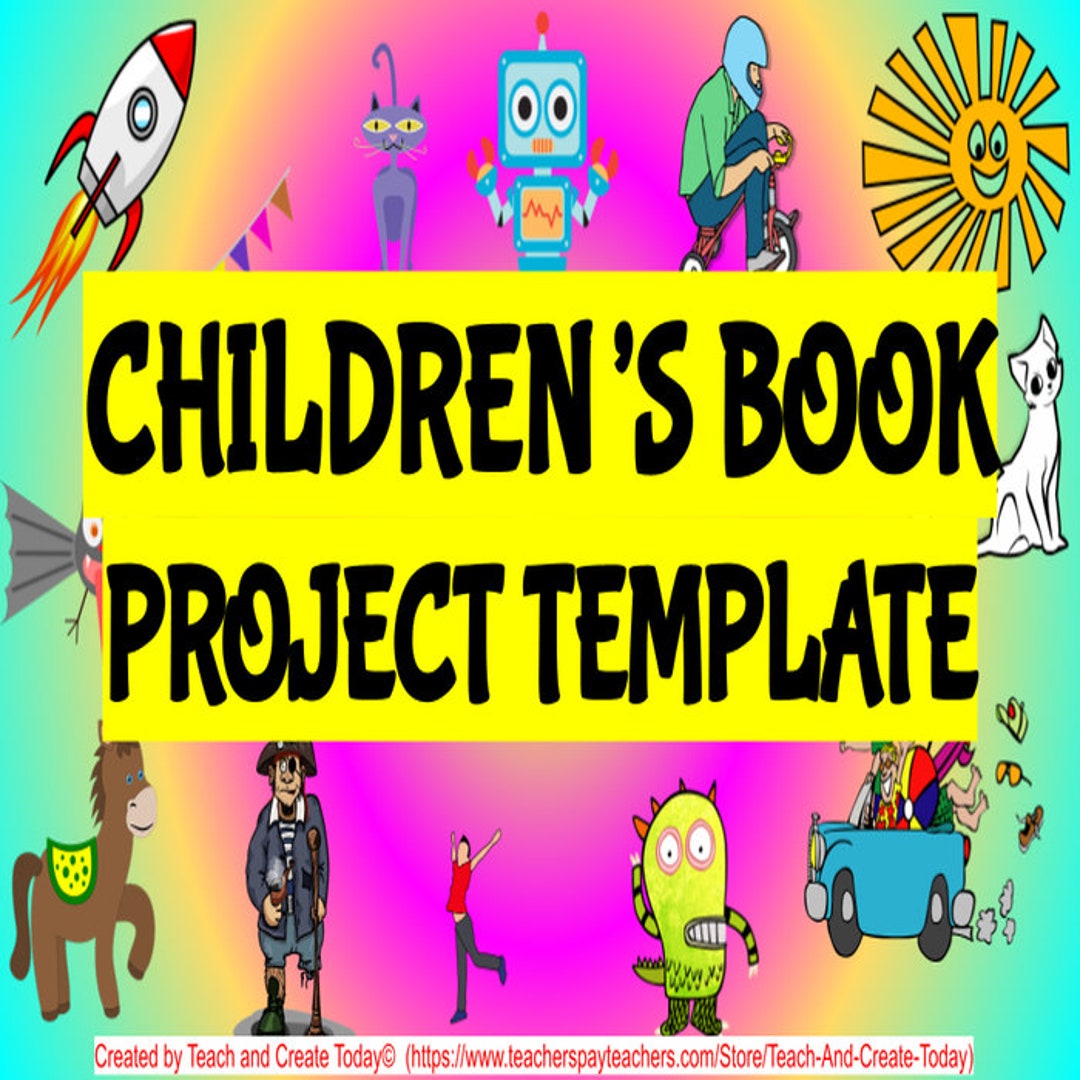 Children's Book Classroom Project Template for Any Subject Great for ...