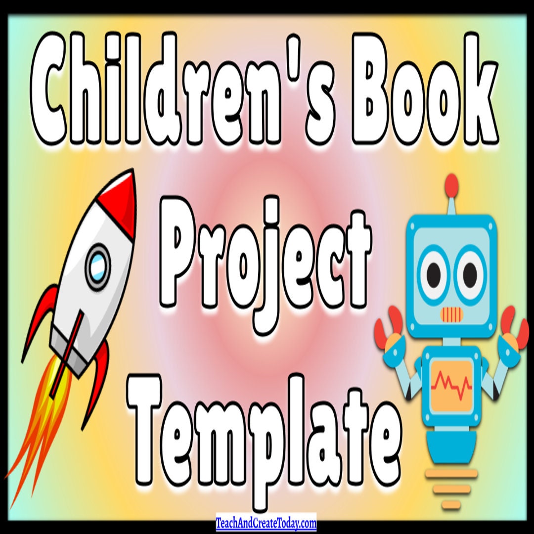 Children's Book Classroom Project Template for Any Subject! Great for ...