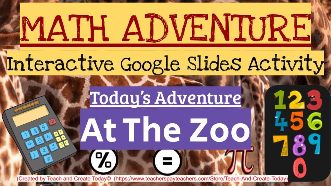 Math Adventures Bundle Digital Google Slides Interactive Activities for ...
