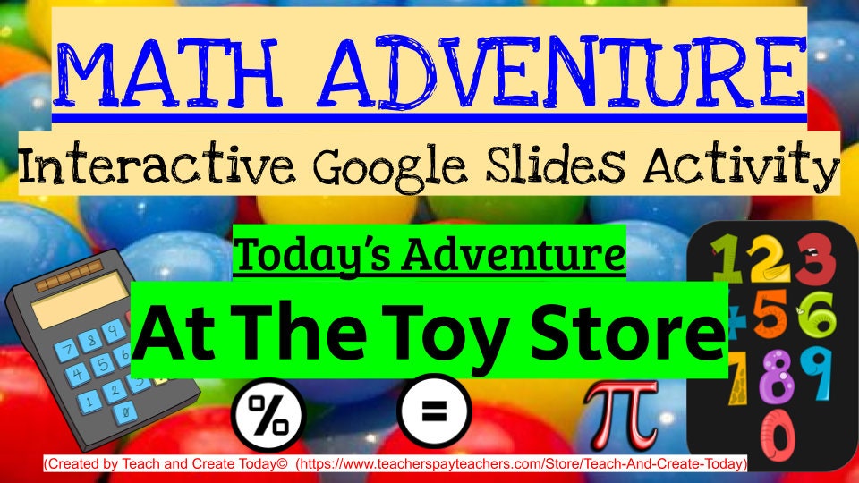 Math Adventures Bundle Digital Google Slides Interactive Activities for ...