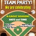 Baseball Team Party Invitations Three Personalized Editable Templates ...