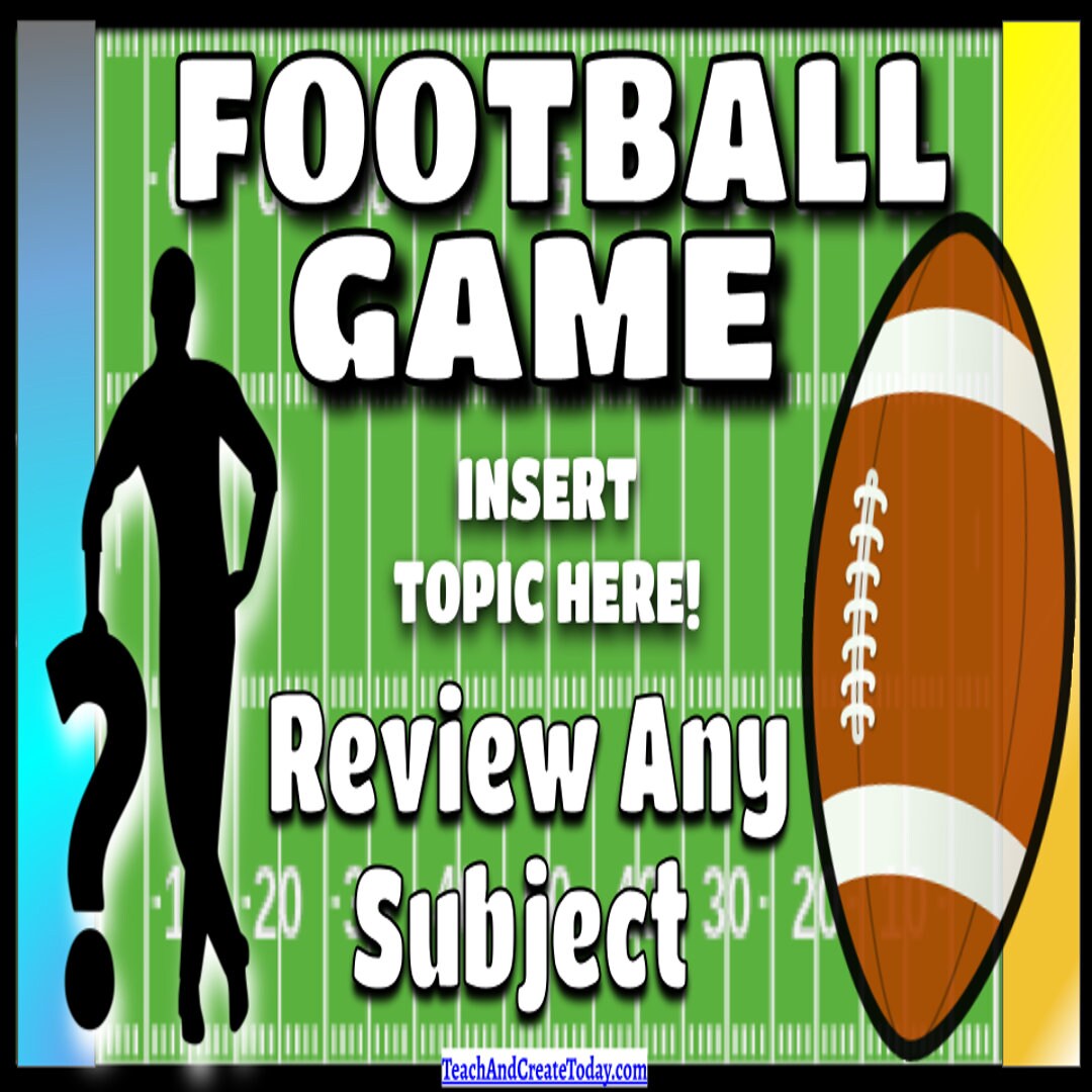 Football Teaching Review Game on Google Slides! Use Template for All ...