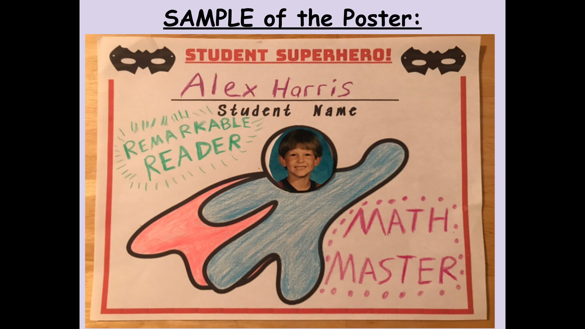 All About Me! Student Superheroes Classroom Poster & Goals - Wall Decor ...