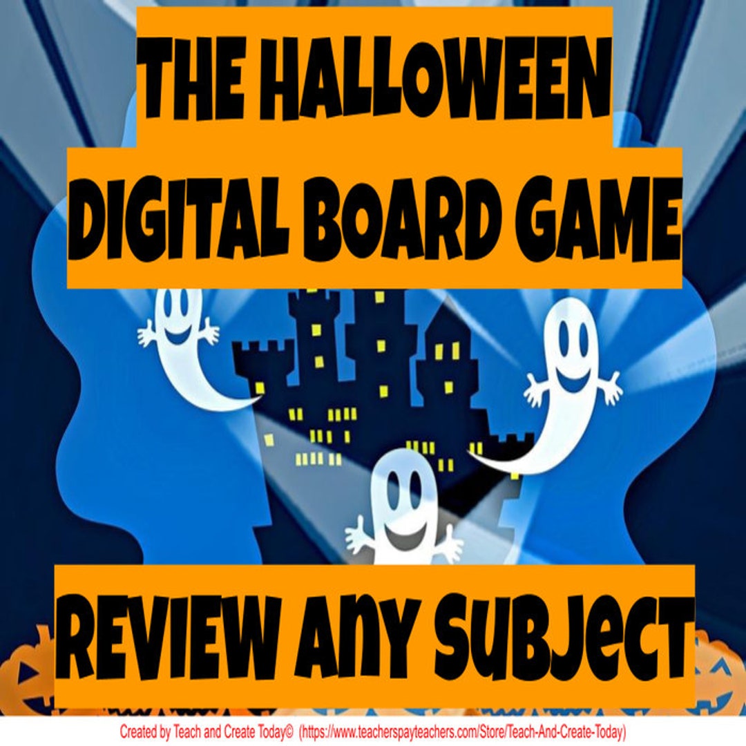 Halloween Teaching Digital Board Game Classroom Interactive - Etsy