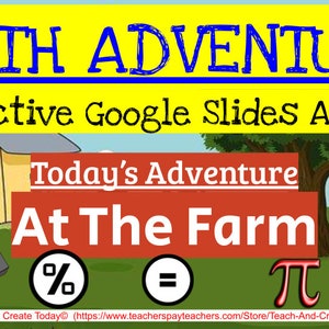 Math Adventures Bundle Digital Google Slides Interactive Activities for ...