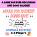 Would You Rather Board Game Animals Edition Digital Download Family ...