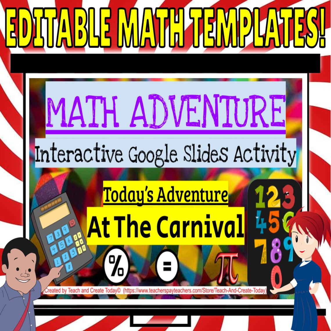 Math Adventures Bundle Digital Google Slides Interactive Activities for ...