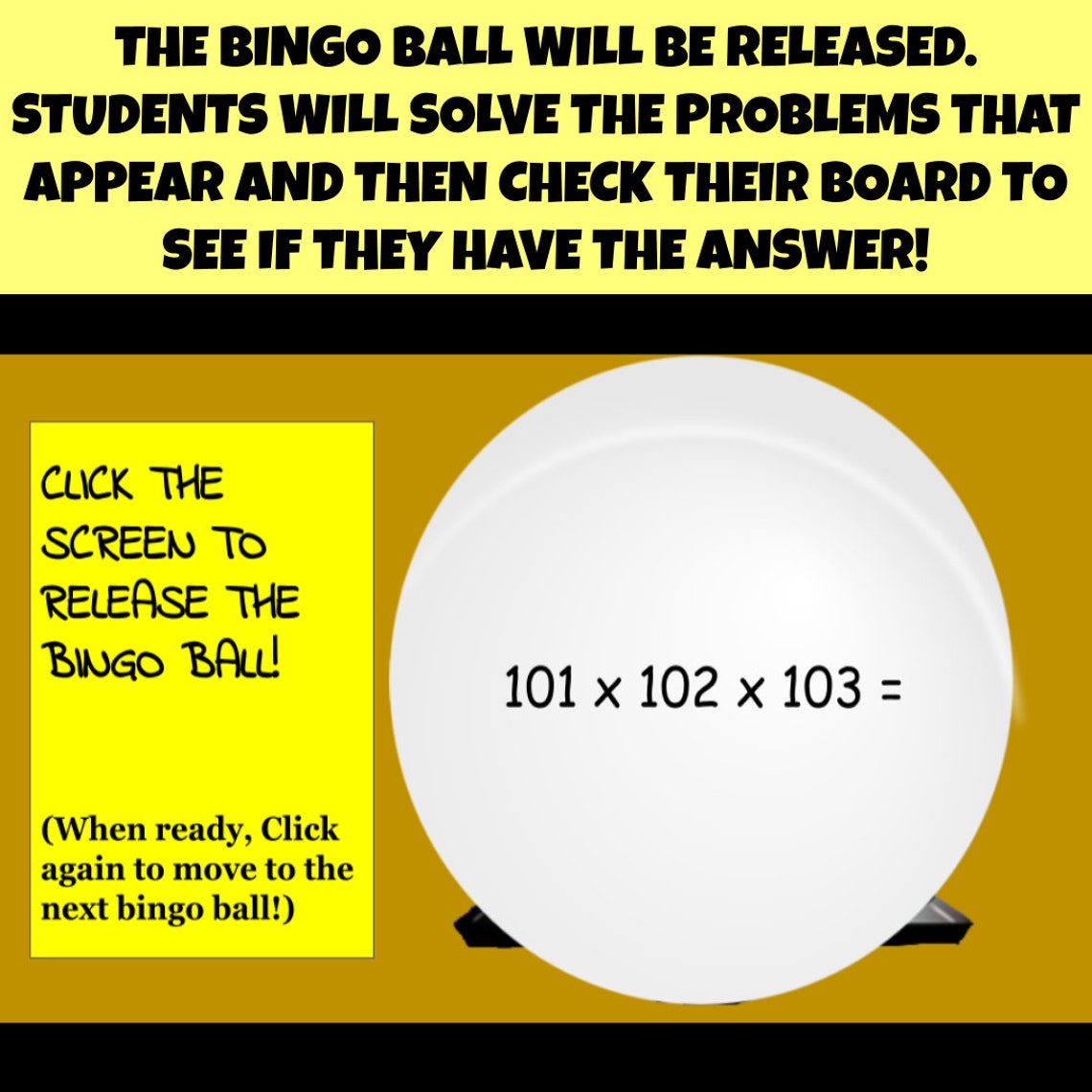 6th Grade Math Bingo Games Set 1 Add, Subtract, Multiply, Divide Whole ...