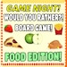 Would You Rather? Board Game Food Edition - Digital Download - Family ...