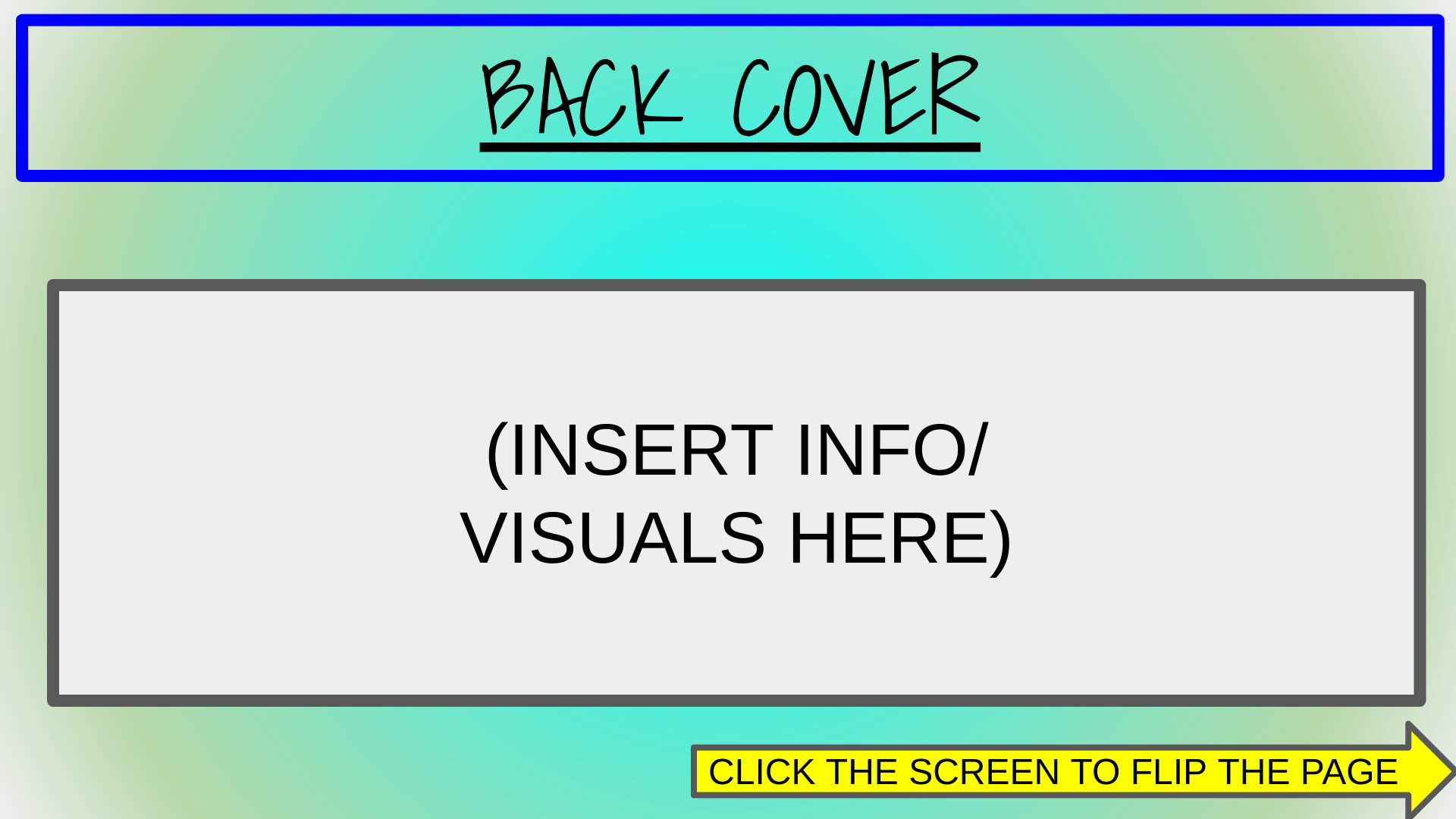 Children's Book Classroom Project Template for Any Subject Great for ...