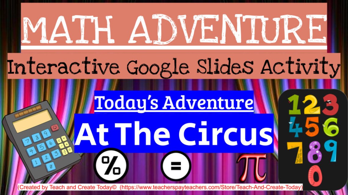 Math Adventures Bundle Digital Google Slides Interactive Activities for ...