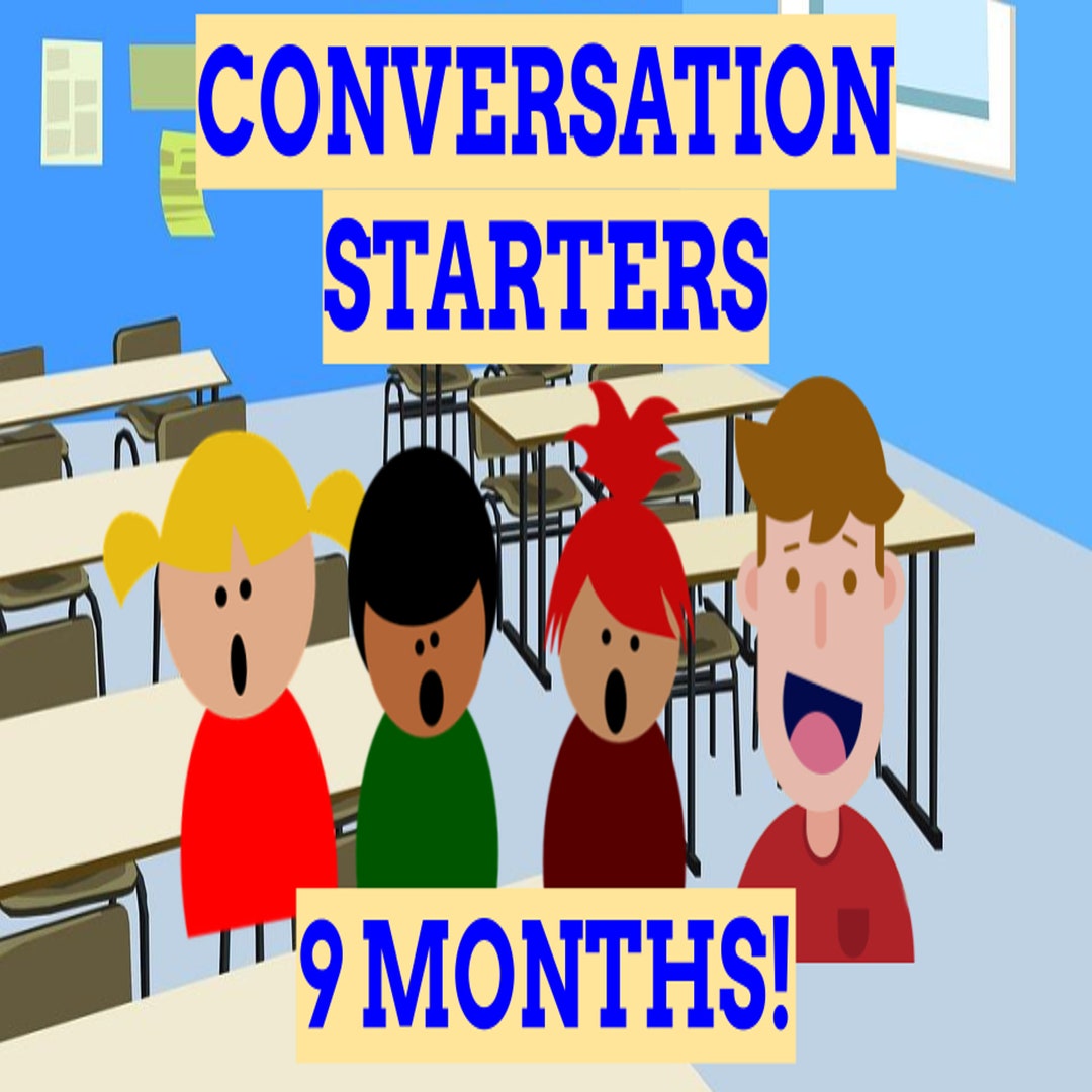 Conversation Starters 9 Month Bundle!! Classroom Debate and Discussion ...
