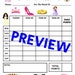 Weekly Reward Chart PRINCESS Theme Motivate Kids With Chores and Good ...