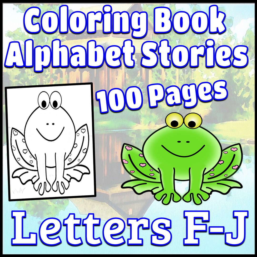 Preschool and Kindergarten Coloring & Reading Bundle #2- Alphabet ...
