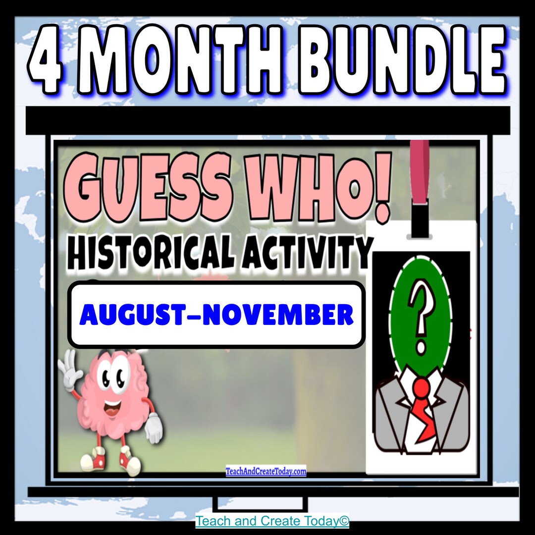Teaching Resource - Guess Who Historical Digital Daily Activity - Three ...