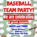 Baseball Team Party Invitations Three Personalized Editable Templates ...