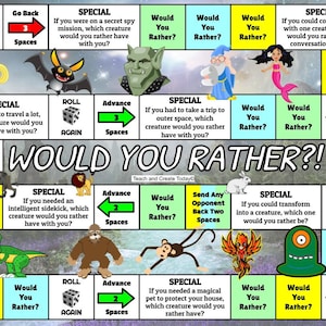 Would You Rather? Board Game Fantasy Creatures Edition - Digital ...